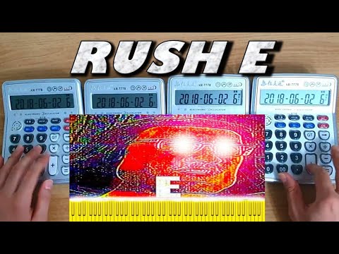 Rush E ...but played by 4 calculators