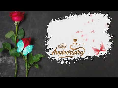 Happy anniversary background template video// Anniversary animated template//Anniversary video