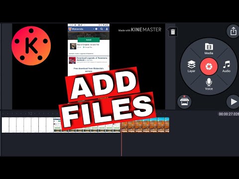 How to Add Files in KineMaster 2025?