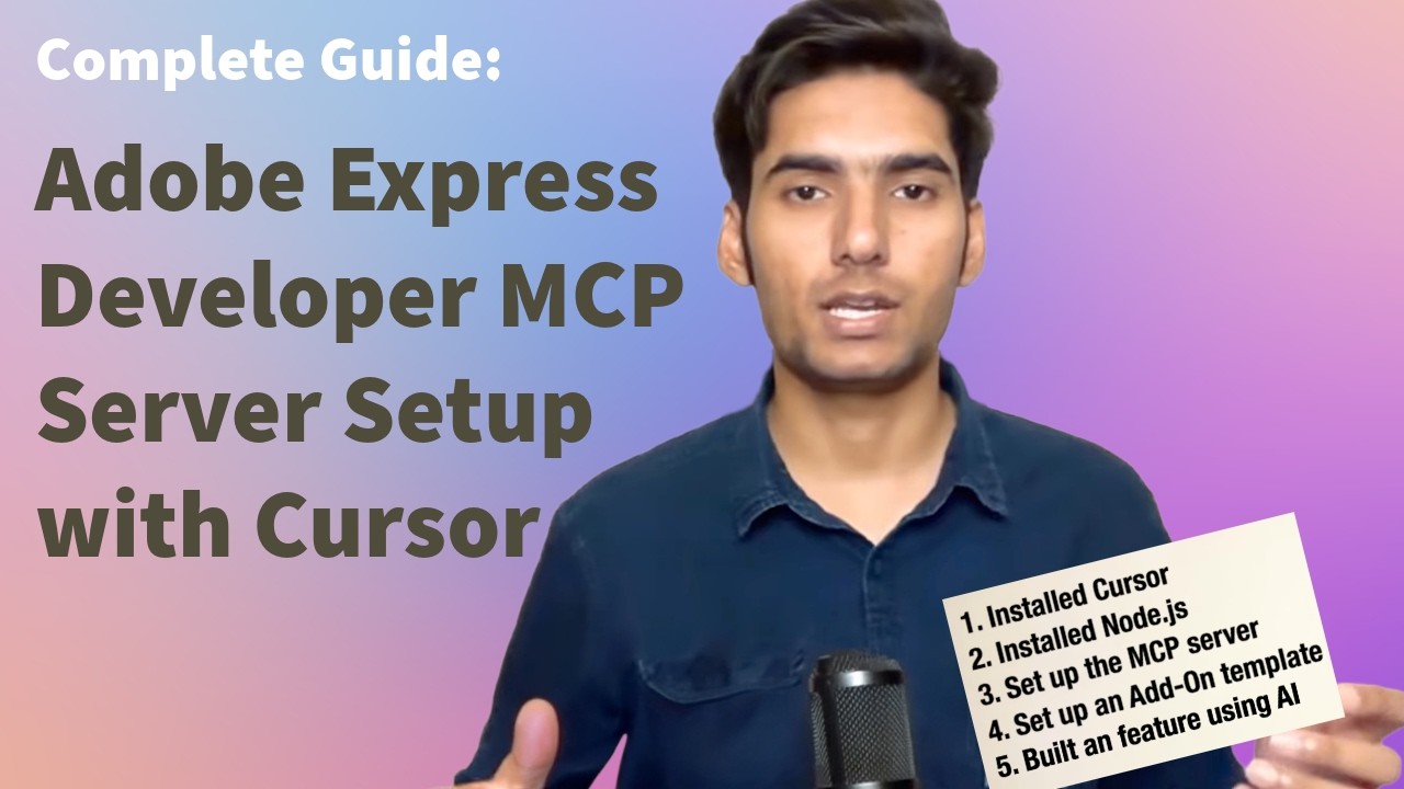 Complete Guide: Adobe Express Developer MCP Server Setup with Cursor