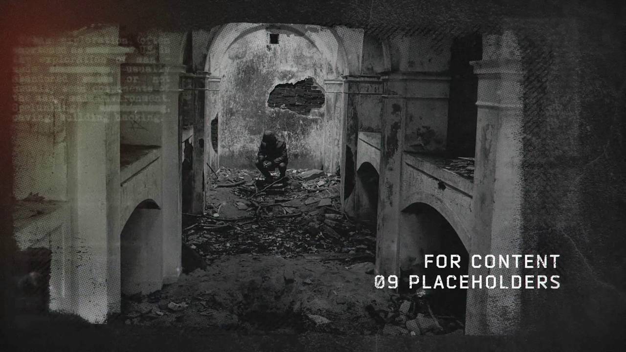 After Effects Template: Urban Memories // Grunge Slides
