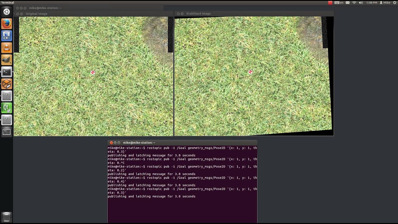OpenCV image stabilization.
