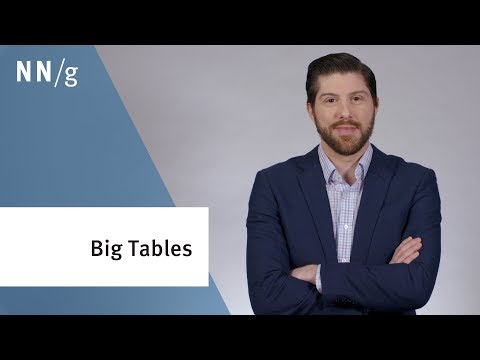 Designing Tables for Desktop Apps with Lots of Data