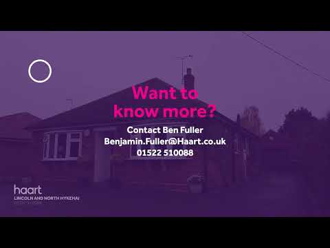 Virtual Viewing of Newark Road, Bassingham, Lincoln 3 bedroom Bungalow For Sale haart estate agents