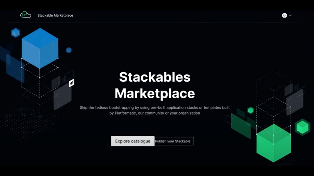 Using Stackables Marketplace Templates
