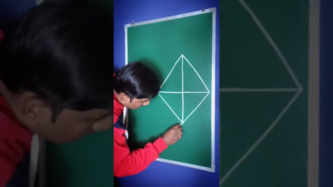 simple kite drawing😍😍