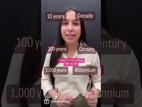 What is a period of 20 years called? #decades #century #canada #pr #pte #ielts #ieltsgeneral #learn