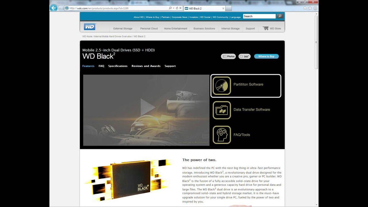 Installing Your New WD Black² Dual Drive