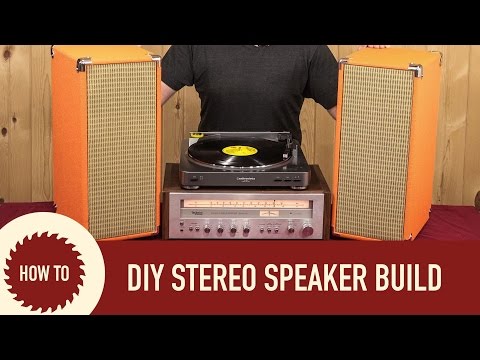 Build Your Own Vintage Style DIY Stereo Speaker