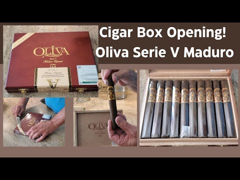 Explain the difference between those Oliva V cigars! (Box Opening of Oliva Serie V Maduro)