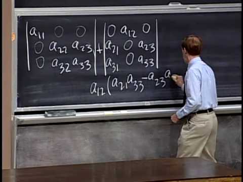 19. Determinant Formulas and Cofactors