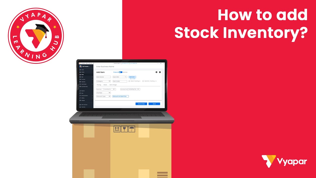 How to Add Stock Inventory? II DESKTOP