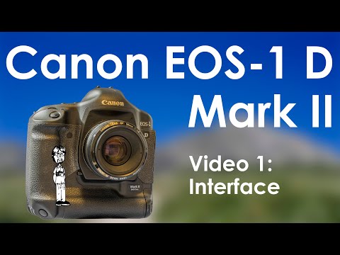 Canon EOS 1D II: Interface basics