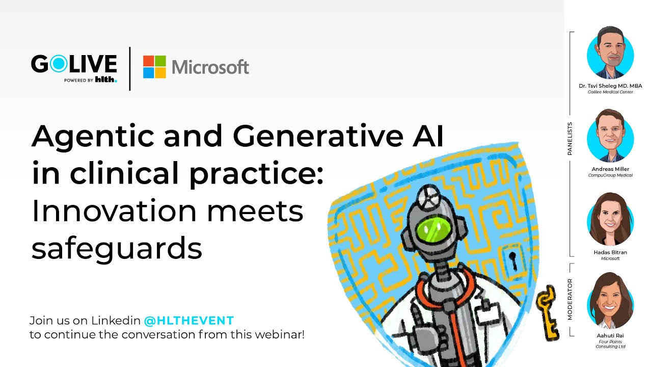 GoLive Webinar: Agentic and Generative AI in clinical practice: Innovation meets safeguards
