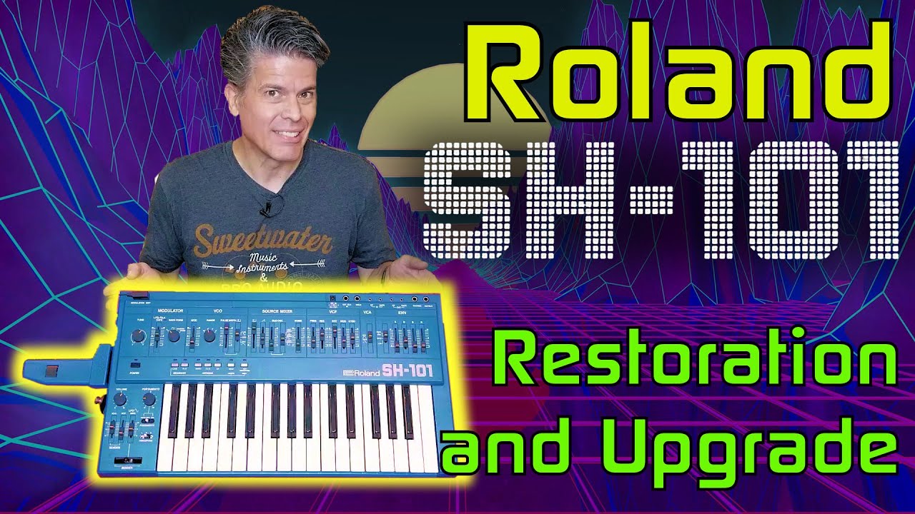 Roland SH-101: Repair, Restoration and Upgrade of a Classic 80's Synth!