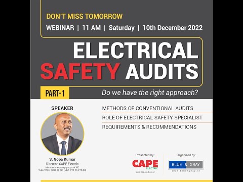 Electrical Safety Audits part 1 Q and A