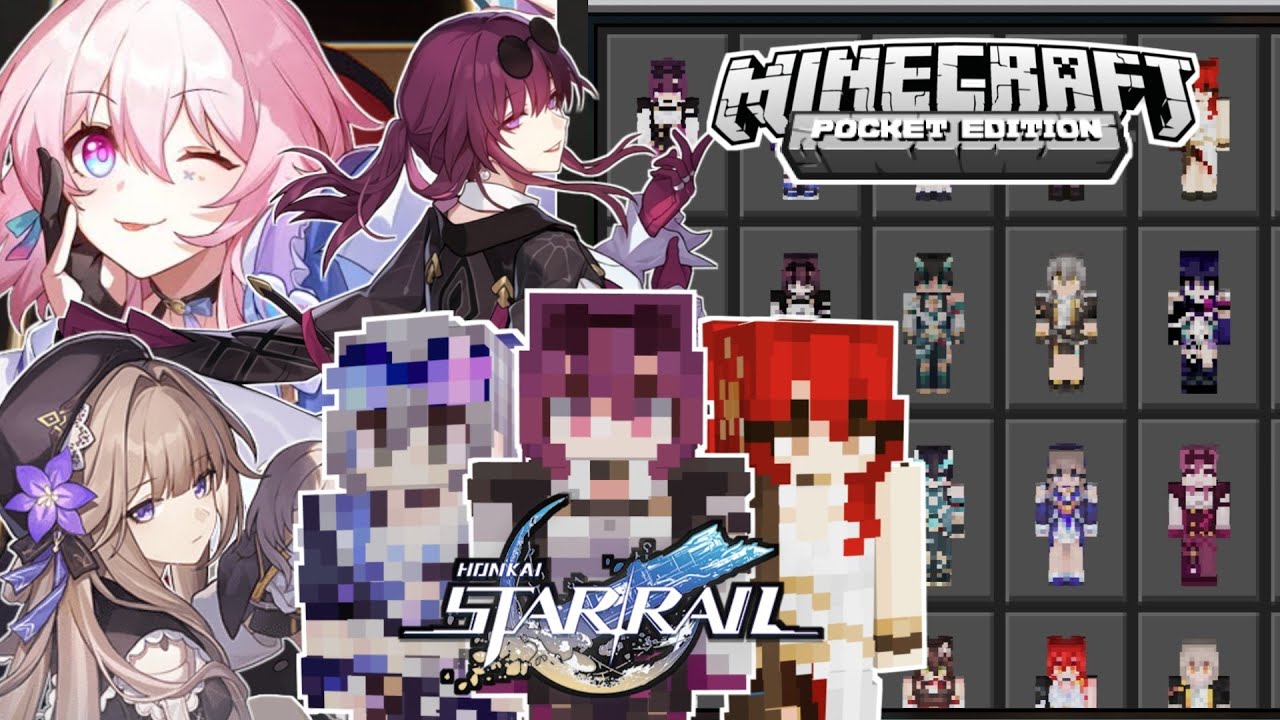 Skinpack Honkai StarRail - Minecraft pocket edition All version