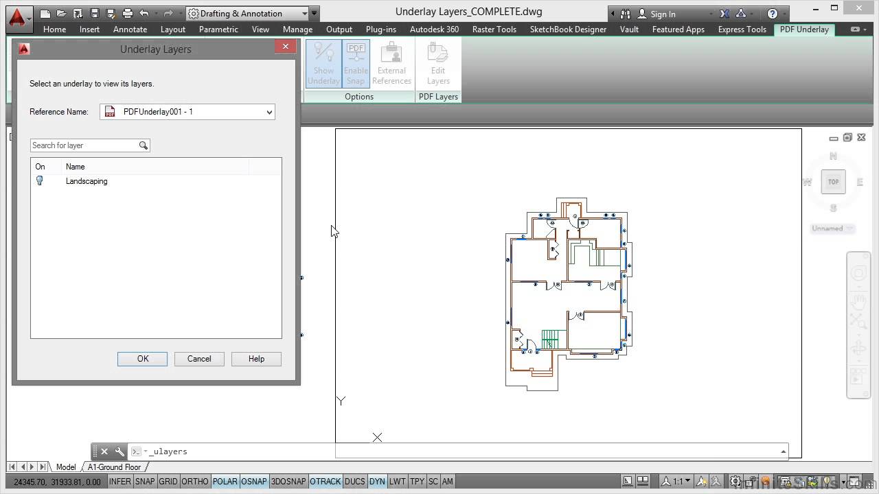 AutoCAD - Working with References Tutorial | Underlay Layers