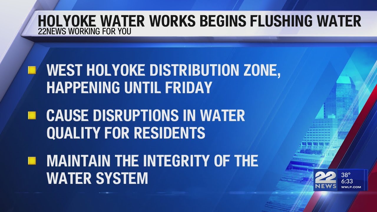 Holyoke water quality may be affected by hydrant flushing
