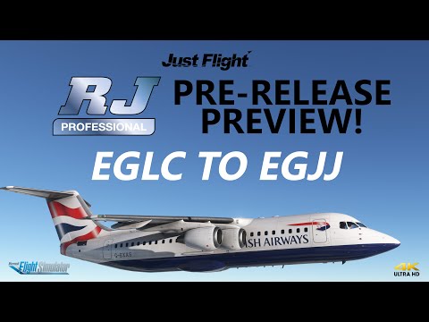 JustFlight RJ Professional PREVIEW for Microsoft Flight Simulator [4K]