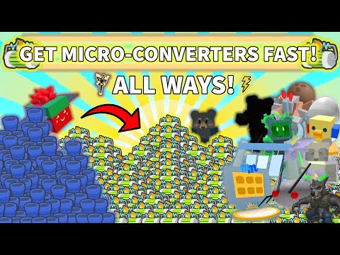 ⚡ How to Get Micro-Converters Fast in Bee Swarm Simulator 2025!