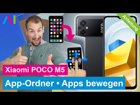 Xiaomi POCO M5 - App-Ordner / Apps verschieben • 📱 • 📂 • 👍🏼 • Anleitung | Tutorial