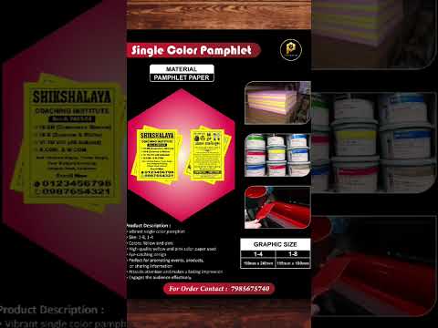 Pamphlet, Pamplet in India