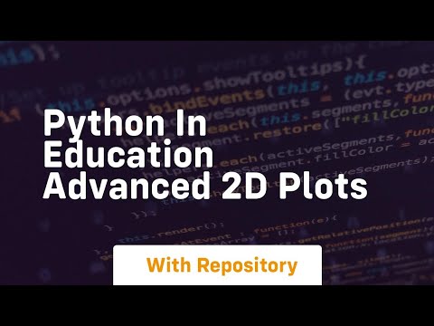 python in education advanced 2d plots