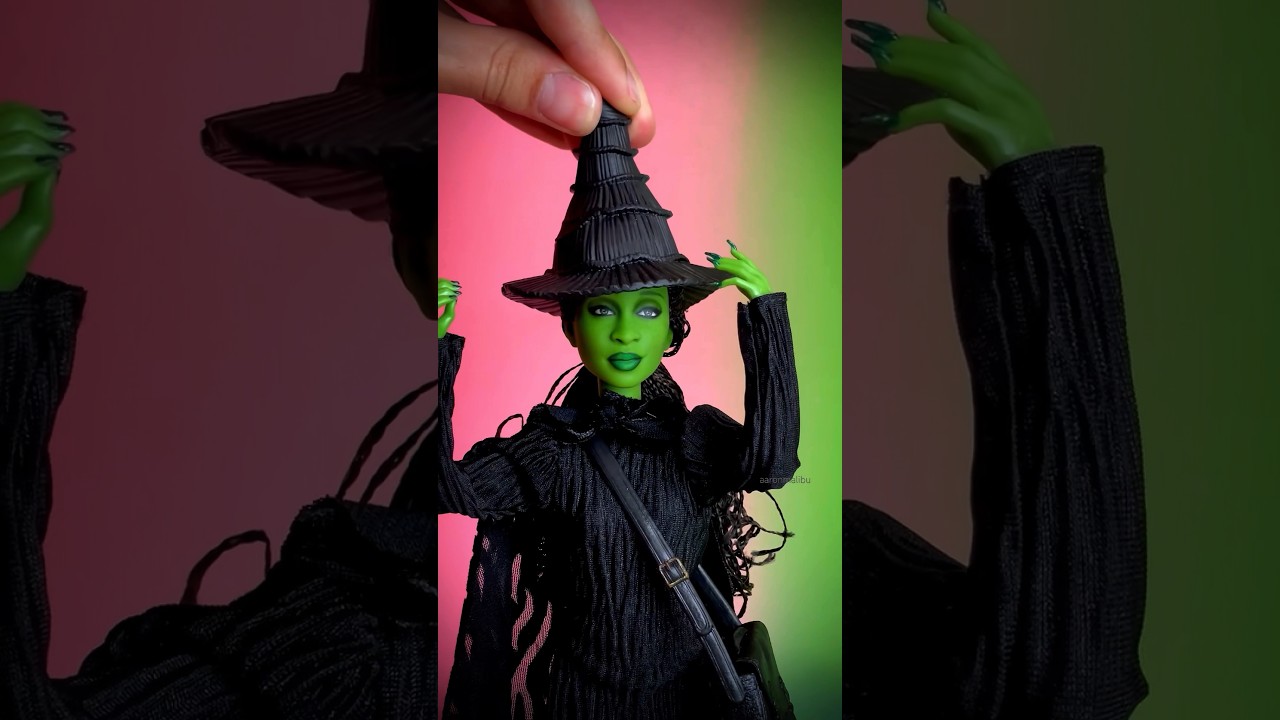 Transformé la muñeca de Elphaba (español) #wicked
