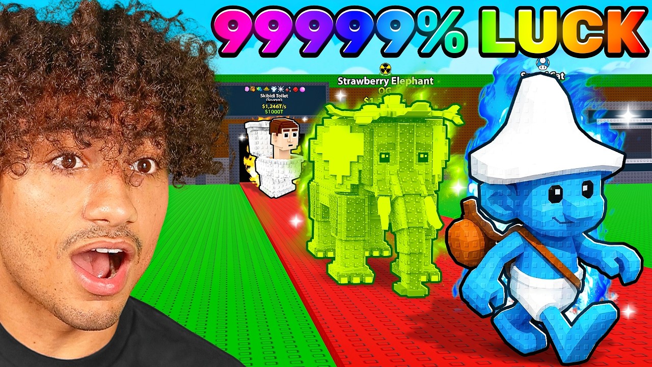 Steal A Brainrot But My LUCK INCREASES..