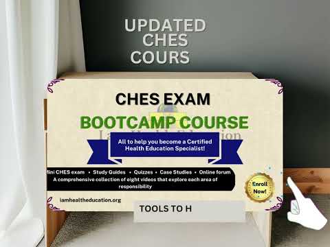 CHES Exam Prep Course Video Advertisement