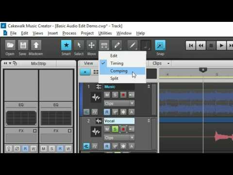 Cakewalk Music Creator 7 Basic Audio Recording and Editing
