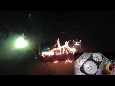 Vaporizing Notebook With Fireworks and Electricity!