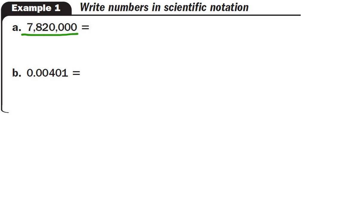 Scientific Notation