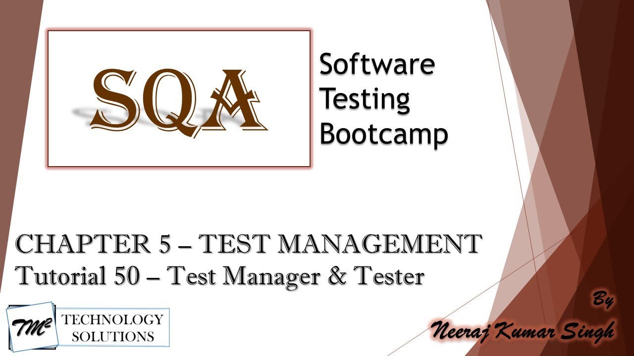 Software Testing Bootcamp | Co-ordination Between Test Manager and Tester |Software Testing Tutorial