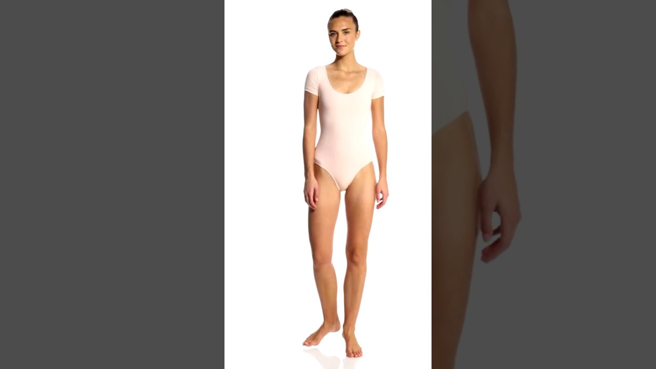 Bloch Cavalier Cotton Short Sleeve Yoga & Dance Leotard | SwimOutlet.com