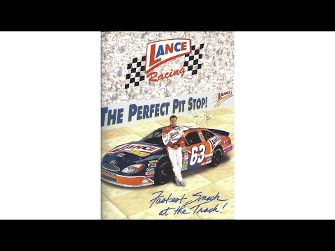 Introduction to Racing Press Kits-Shane Hall 2001 #63 Lance Snacks ...