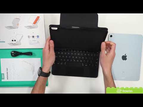 ESR iPad Air 11 Inch Case with Keyboard M2, 2024, Easy Set Magnetic Stand Review