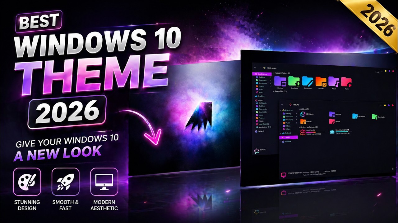 Best Windows 10 Theme 2026 | Give Your Windows 10 A New Look