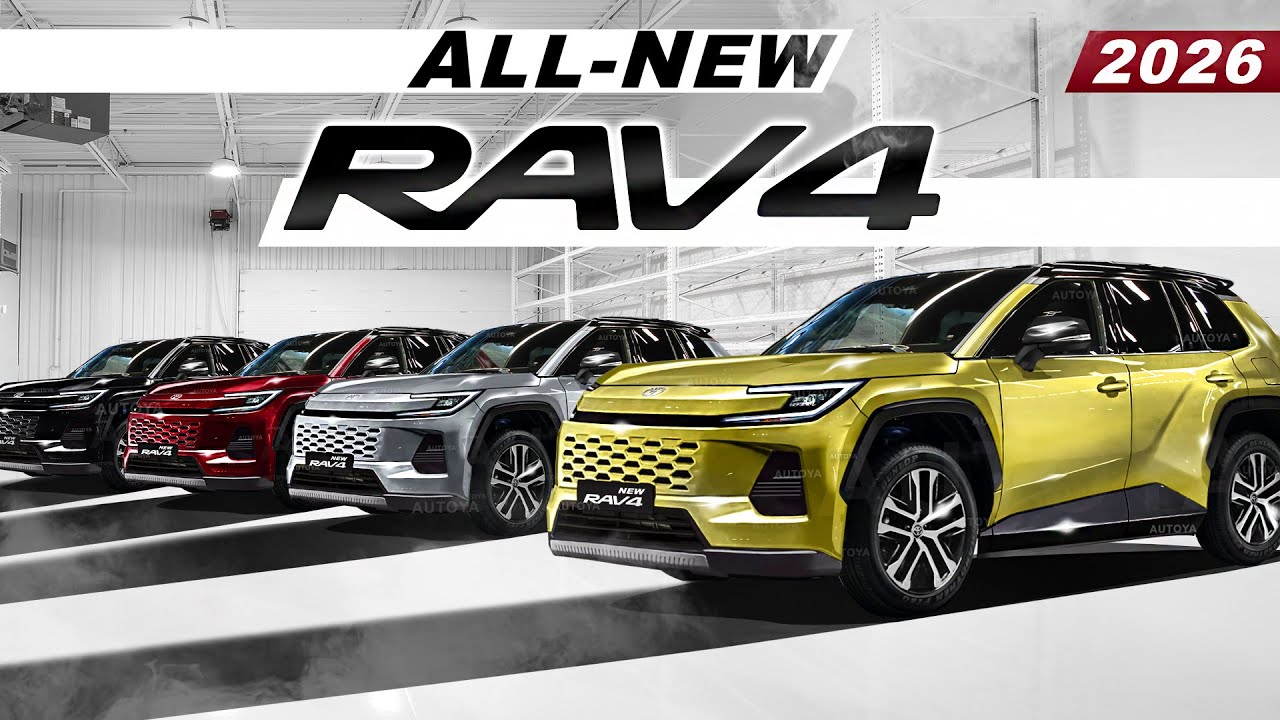 All-New 2026 Toyota RAV4 Shines Brightly in CGI With Loads of Ritzy ...