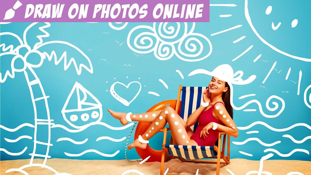 DRAW ON PHOTOS: How To Doodle On Photos Online & FREE