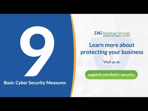 9 Basic Cyber Security Measures to Protect Your Business