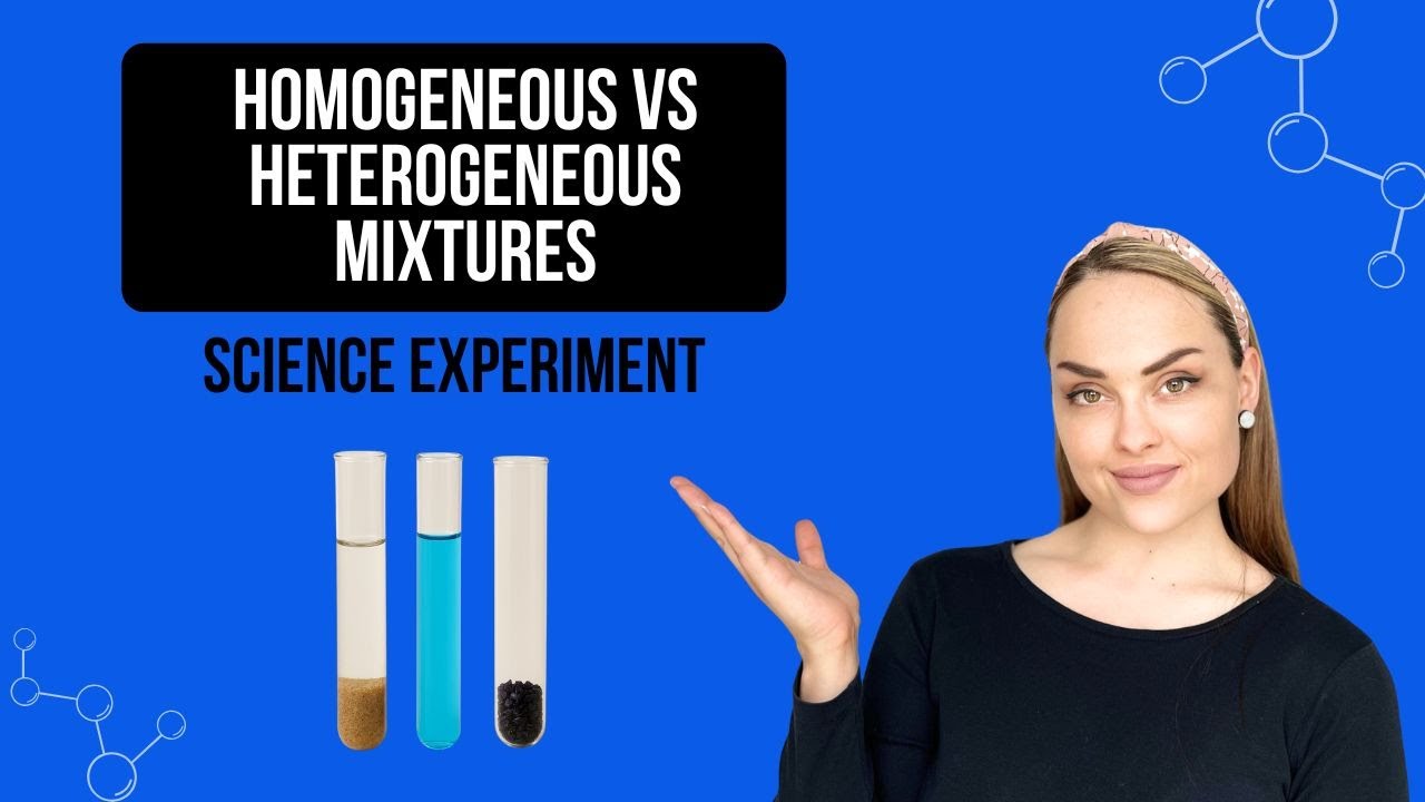 Homogeneous vs Heterogeneous Mixtures | Simple Lab Demonstration
