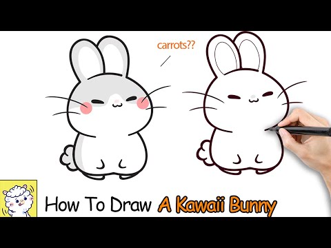 How to draw a bunny kawaii - How to draw