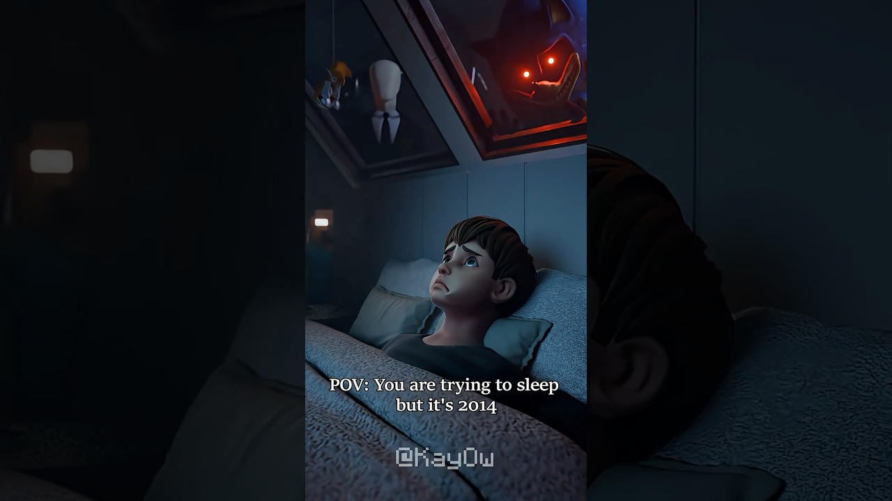 AVERAGE 2014 SLEEPING NIGHT..  (CREEPYPASTA/SONIC.EXE Animation)