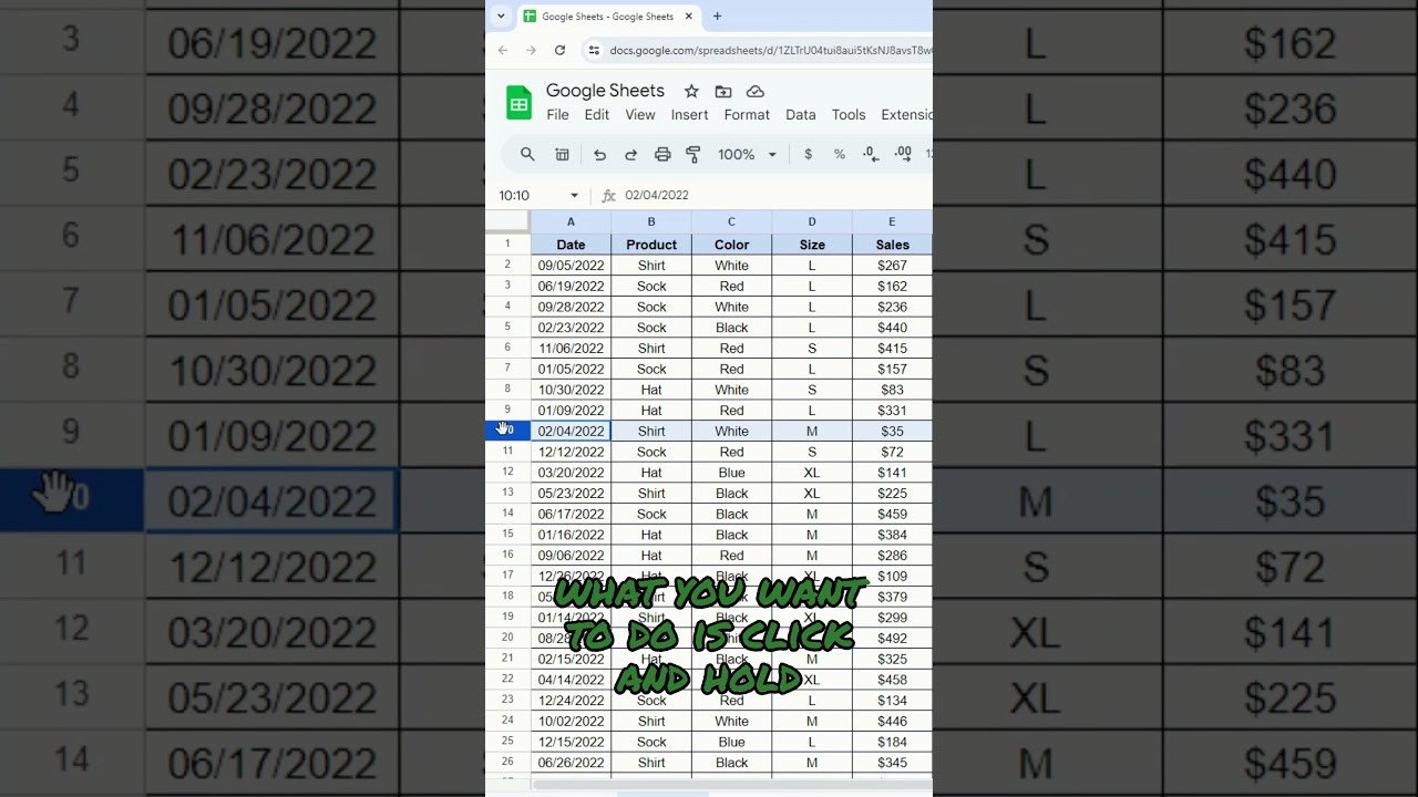 How to Insert Multiple Rows in Google Sheets
