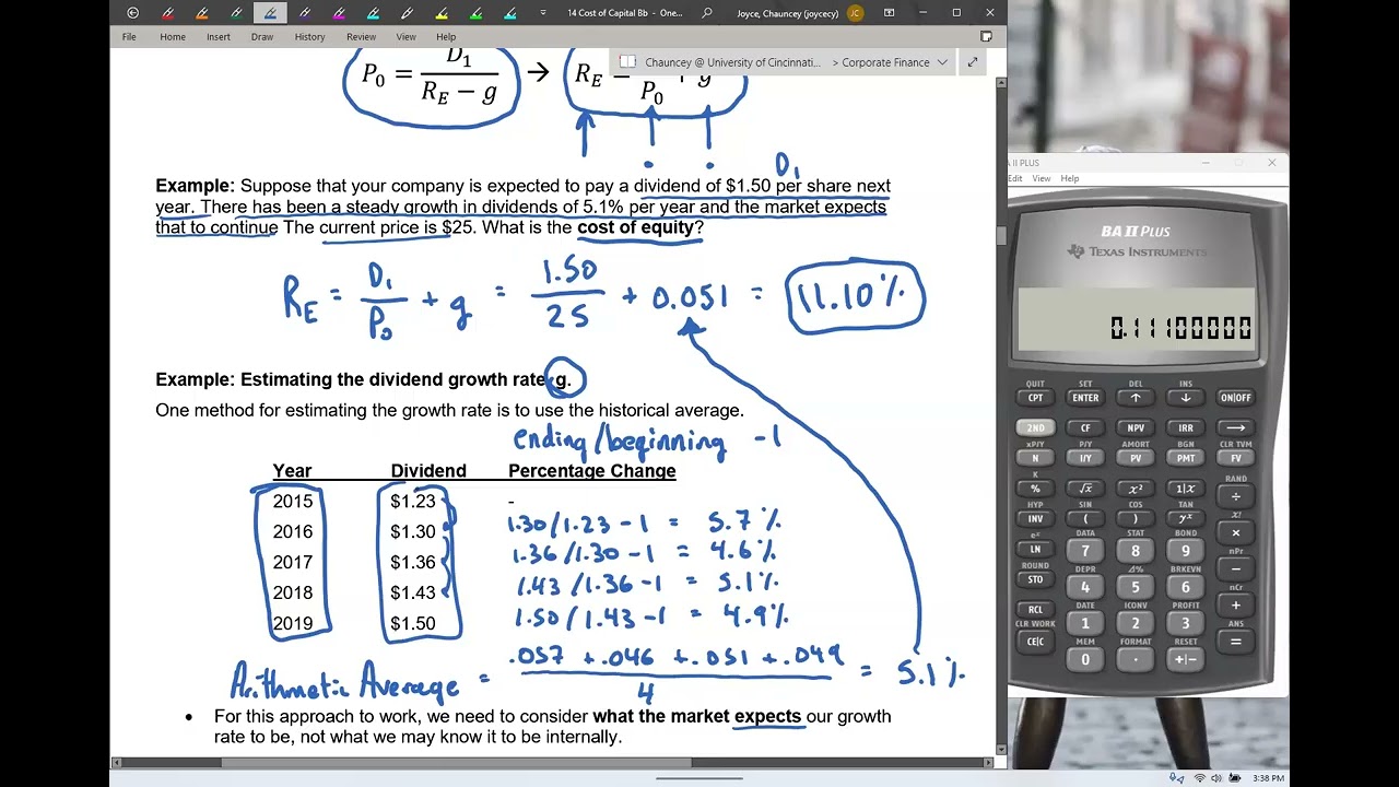 Cost of Capital (Corporate Finance, Chapter 14), Weighted Average Cost of Capital (WACC)