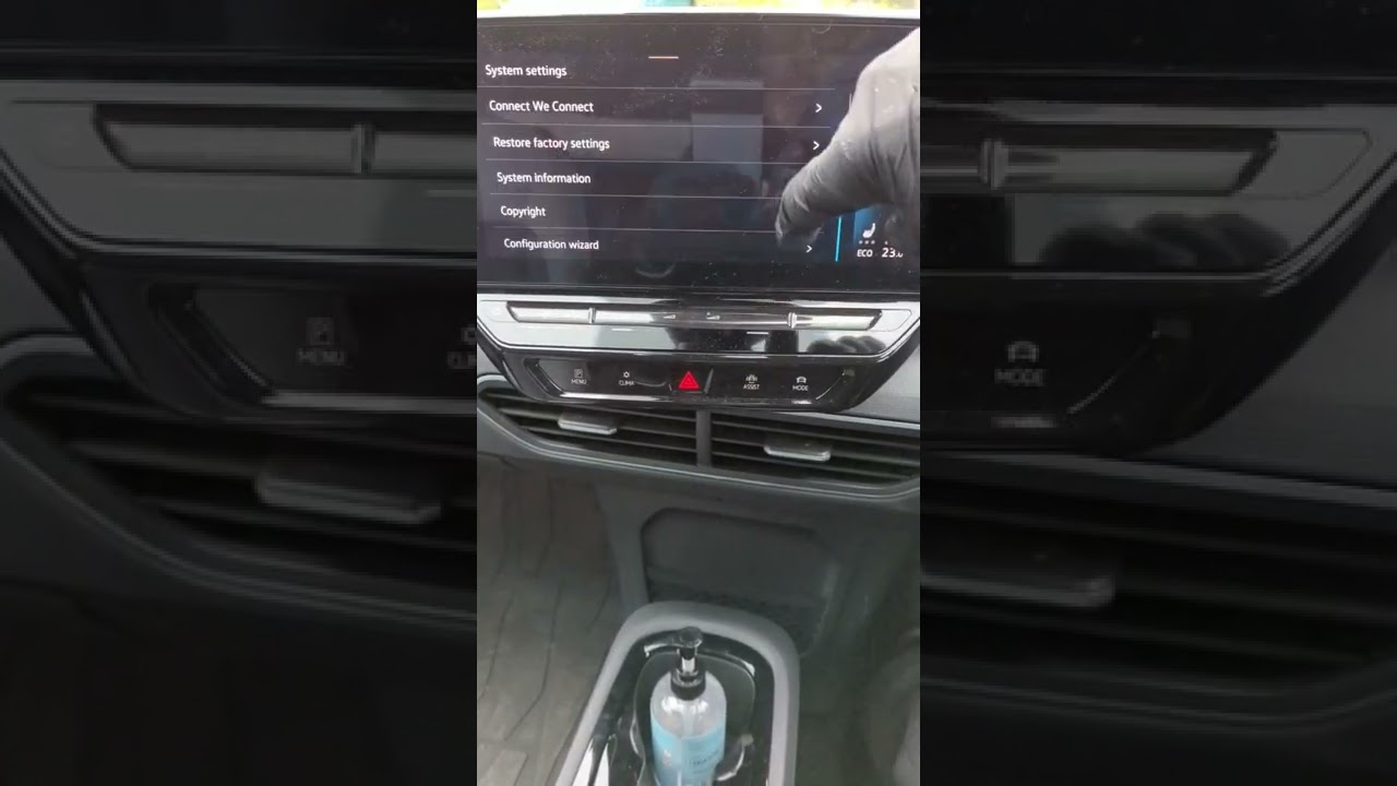 How to check for software updates on a Volkswagen Id3/Id4