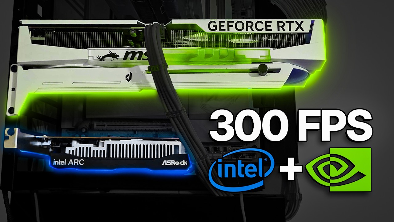 I Tried Using TWO Graphics Cards for Gaming and Streaming...