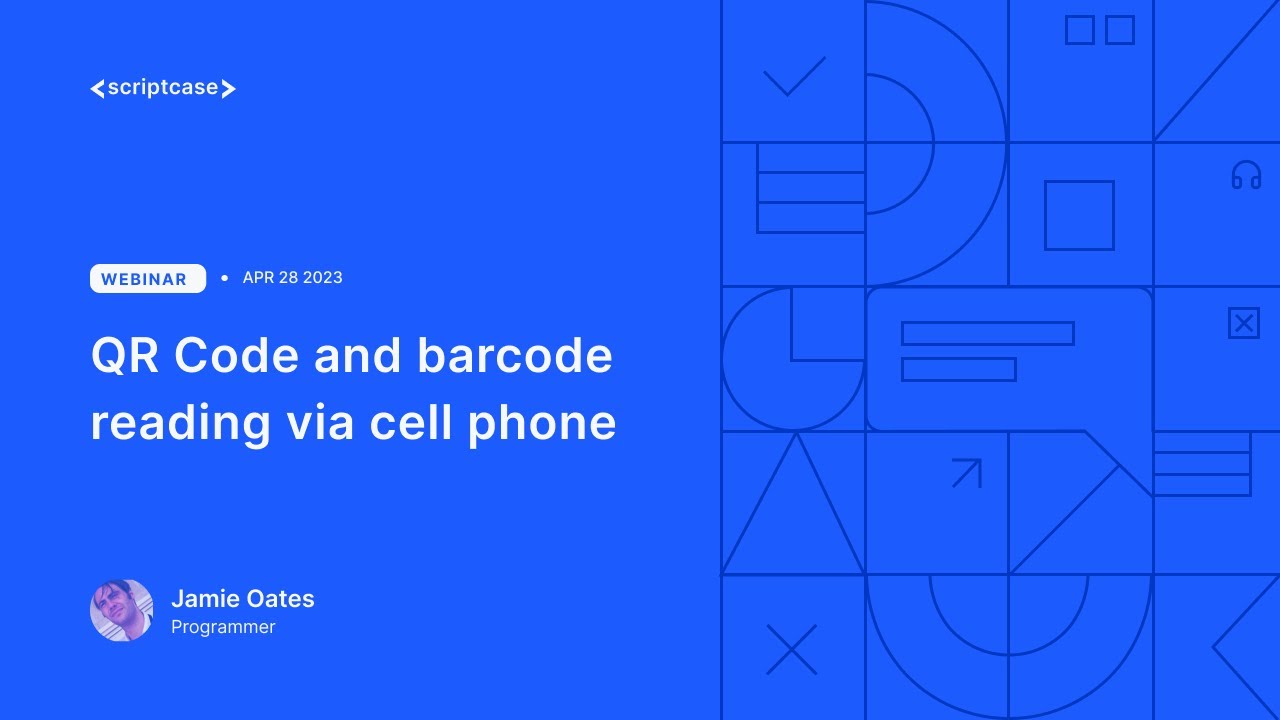 Scriptcase - QR Code and barcode reading via cell phone